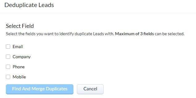 How To Deduplicate Records In Zoho Crm Etomate Technology